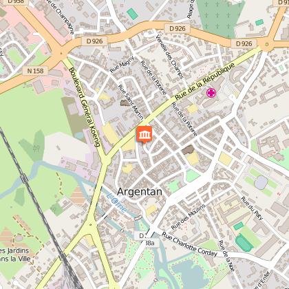 Parcours marche - Argentan pas à pas - Argentan