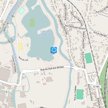 Parcours marche - Promenade autour du lac - Chalette-sur-loing