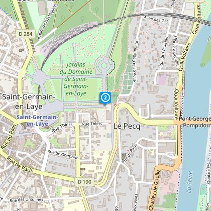 Parcours marche - Saint-Germain-en-Laye, mille ans d'histoire à travers ...