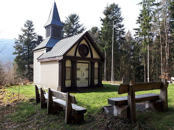 Parcours marche - Chapelle Sicurani, Col Amic, Sudel - Soultz-haut-rhin