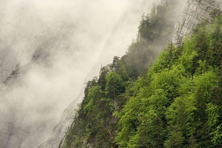 Parcours marche - Le promontoire de Prégentil - Villard-reymond