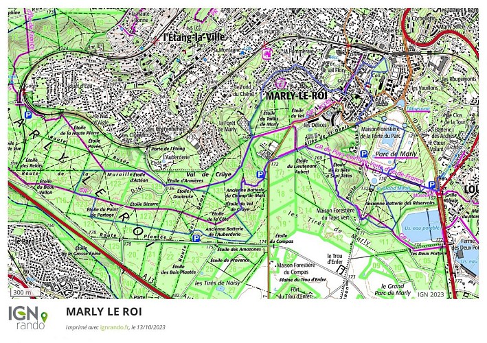MARLY LE ROI - Parcours marche - Louveciennes | Cirkwi