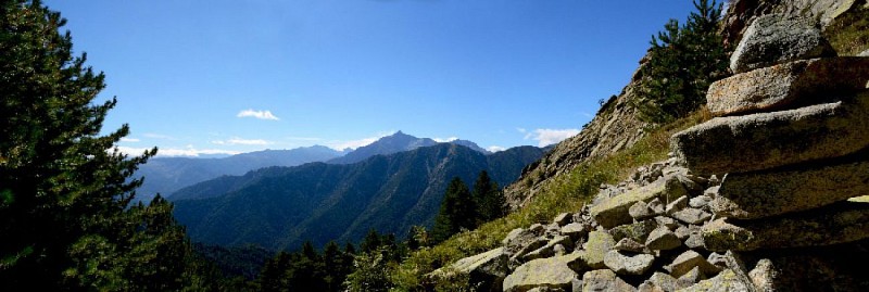 Parcours marche - Corse- Région Cortenais/Verghellu- Campu a u Prete ...