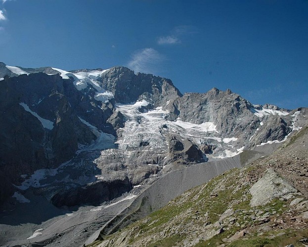 Brèche Pacave départ téléphérique 2400 - Parcours marche - La grave ...