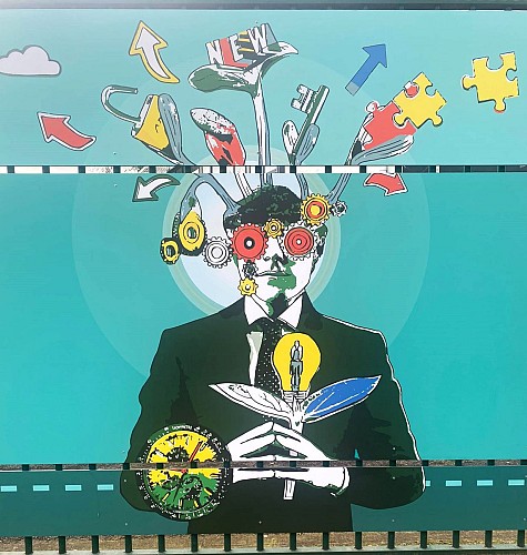 Art et musées - Fresque de la HELHa-Haute Ecole Louvain en Hainaut - La ...