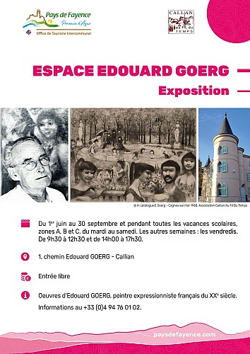 Evènements culturels - Exposition Edouard GOERG - Callian