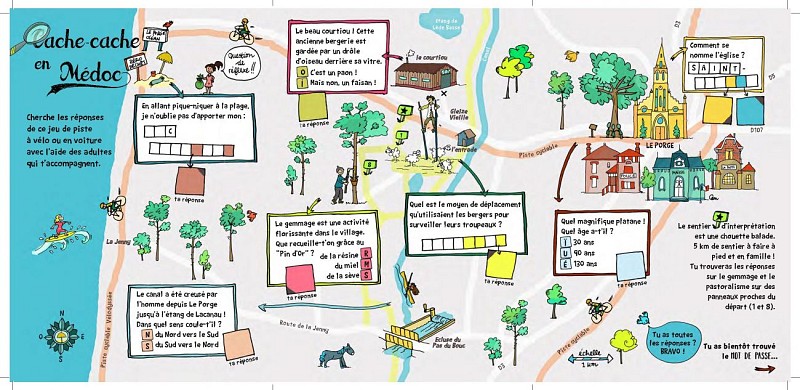 Activités familiales - Cache-cache en Médoc au Porge - Le porge