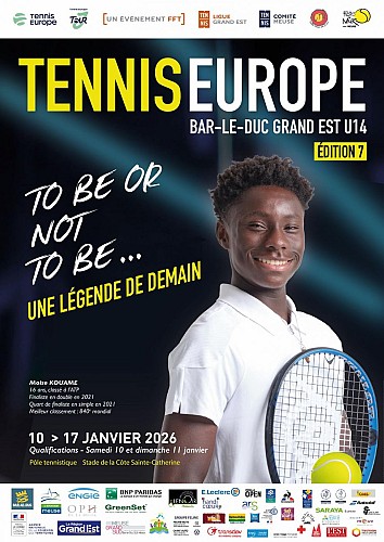 Evènements sportifs - Tennis Europe Bar-le-Duc Grand Est U14 - Bar-le-duc