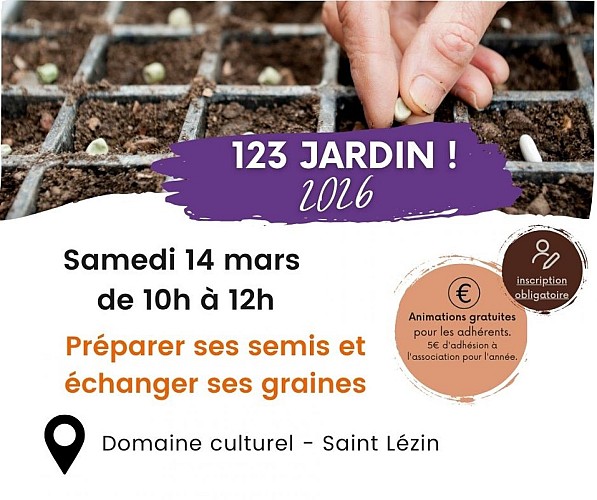 Others - Animation 123 jardin ! Préparer ses semis et échanger ses ...