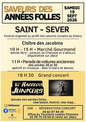 Autres - Concert The Raggedy Junkers Danses des années folles - Saint-sever