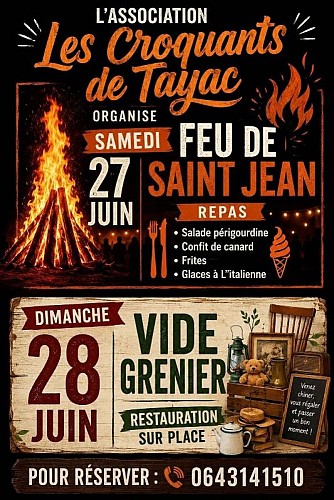 Autres - Feu de la Saint Jean et vide grenier aux Eyzies - Les eyzies ...