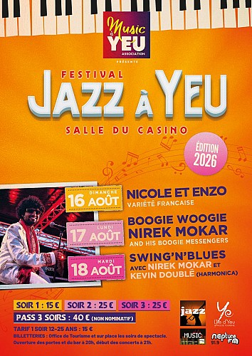 Autres - Jazz à Yeu - SWING'N'BLUES avec Nirek Mokar et Kevin Doublé ...